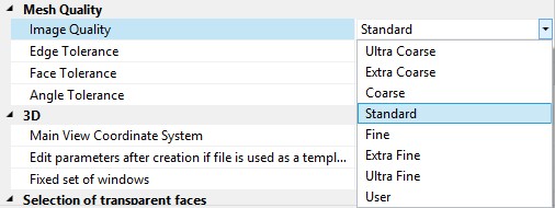 System Fundamentals. Customization > Document Parameters > “3D” Tab